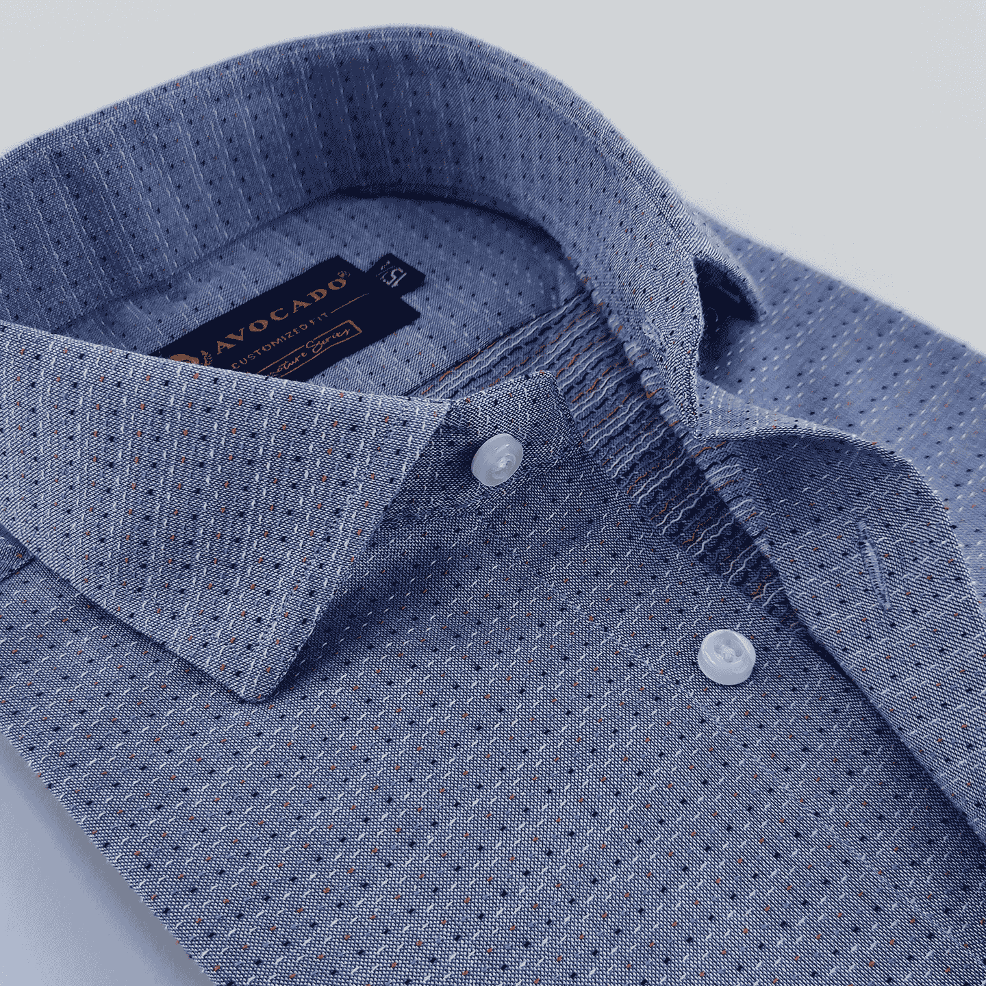 SIGNATURE BLACK AND WHITE RED DOTTED SHIRT – AVOCADO